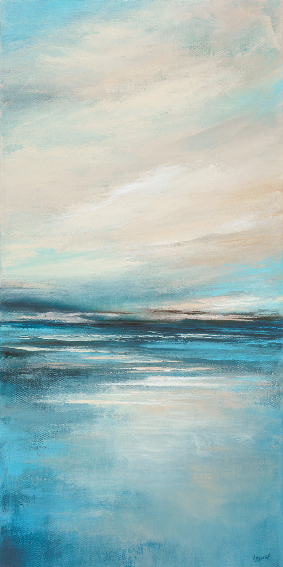 Serene No. 06 ~ 24” x 12” – laurelschmidart