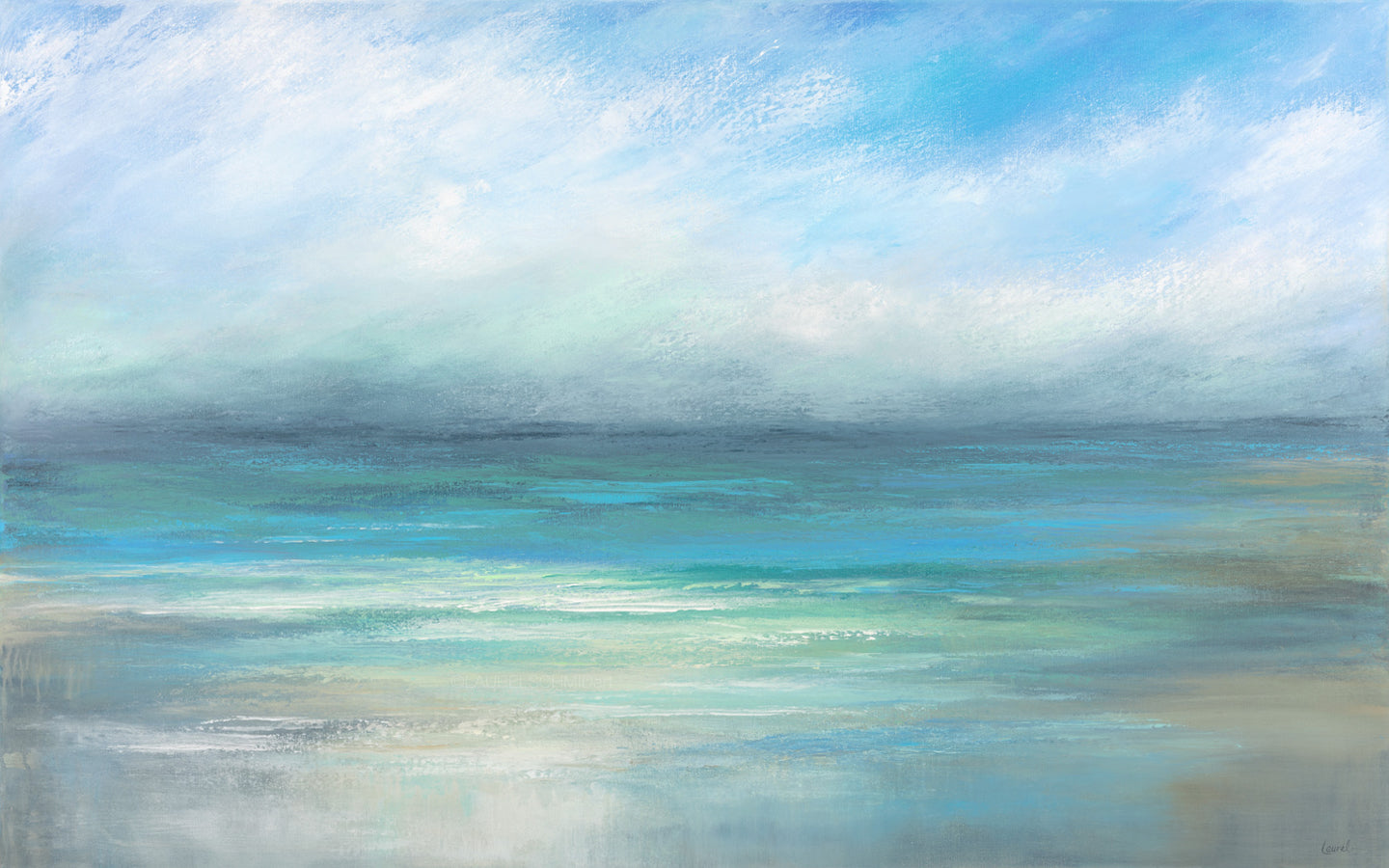 Coastal Colors No. 16 ~ 30” x 48” – laurelschmidart
